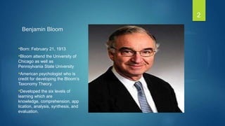 Bloom’s taxonomy | PPTX