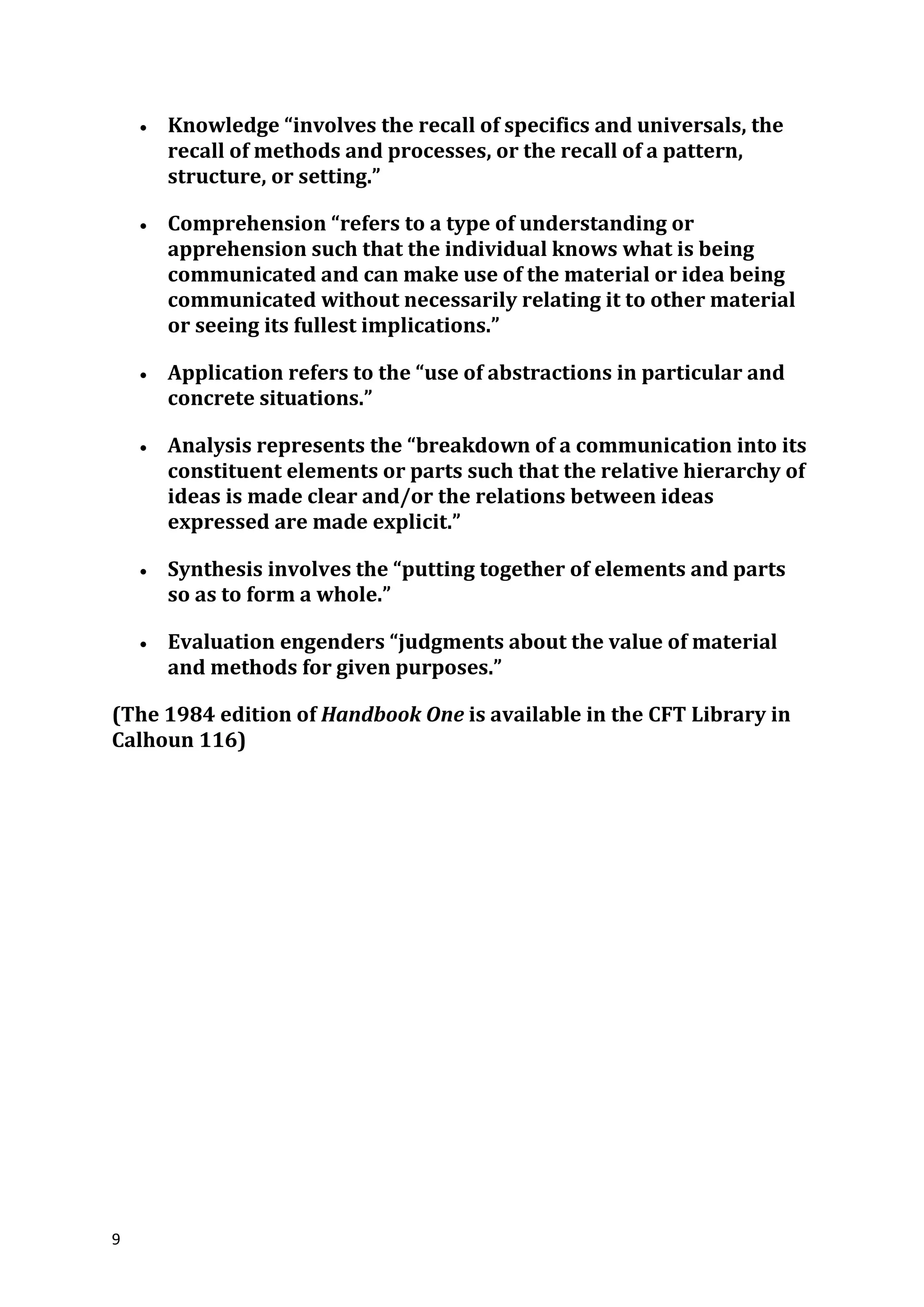 Blooms taxonomy a revolutionary learning approach | PDF