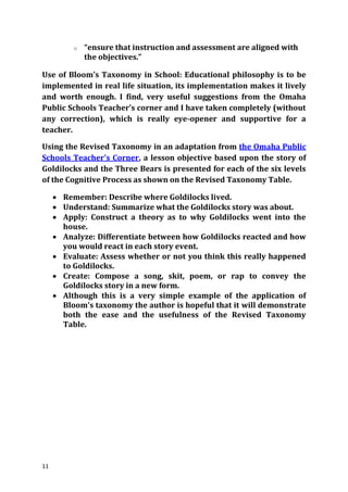 Blooms taxonomy a revolutionary learning approach | PDF