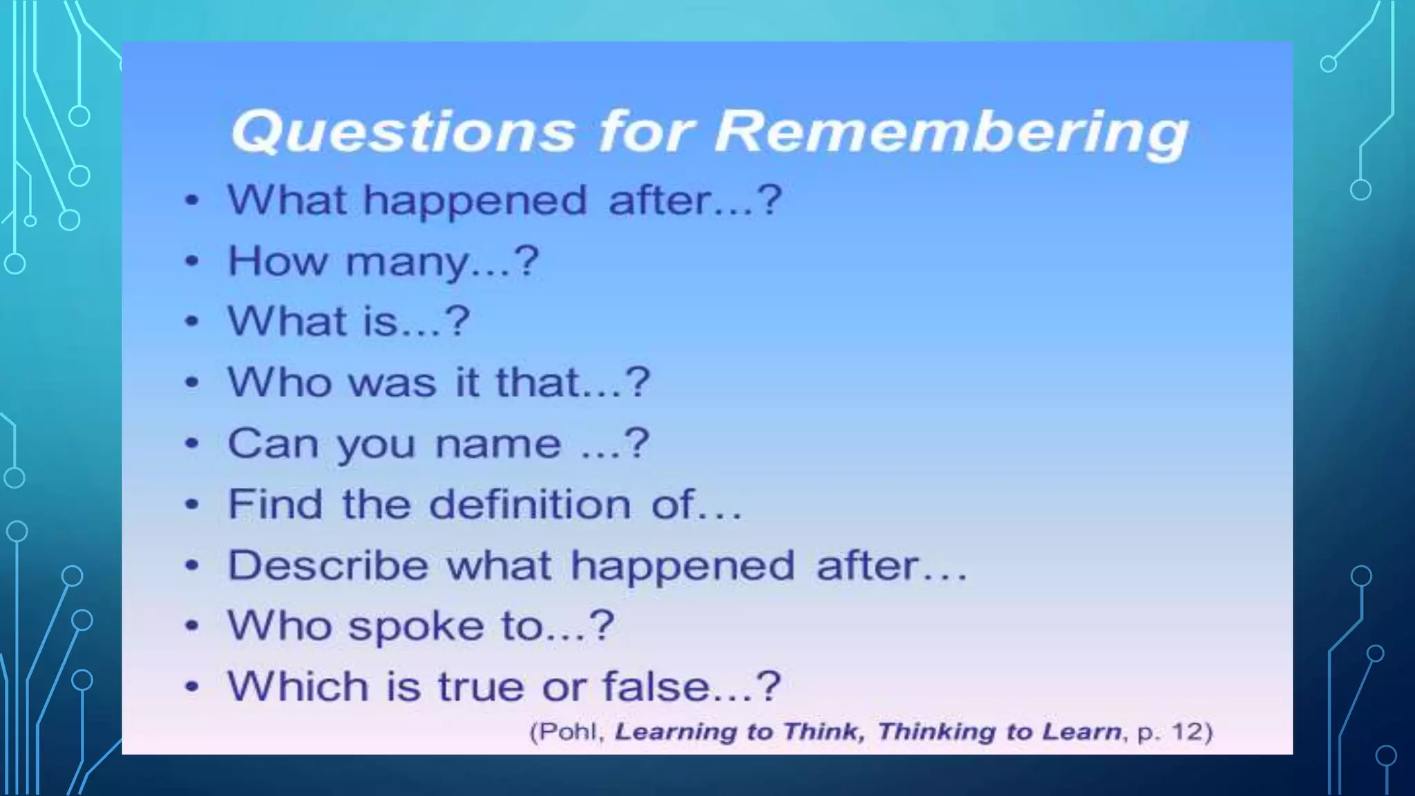 Bloom’s Taxonomy: Assessment | PPTX