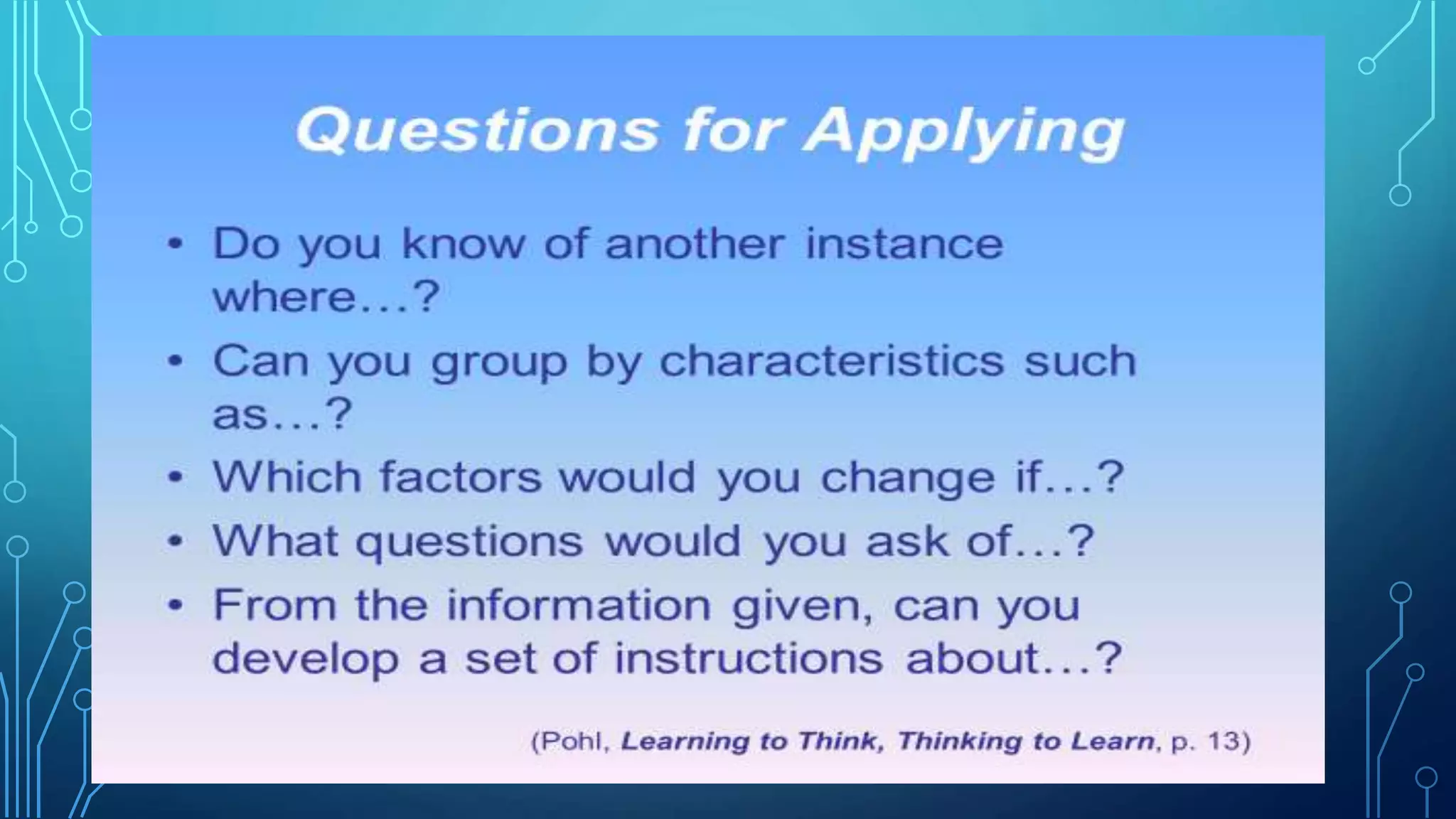 Bloom’s Taxonomy: Assessment | PPTX