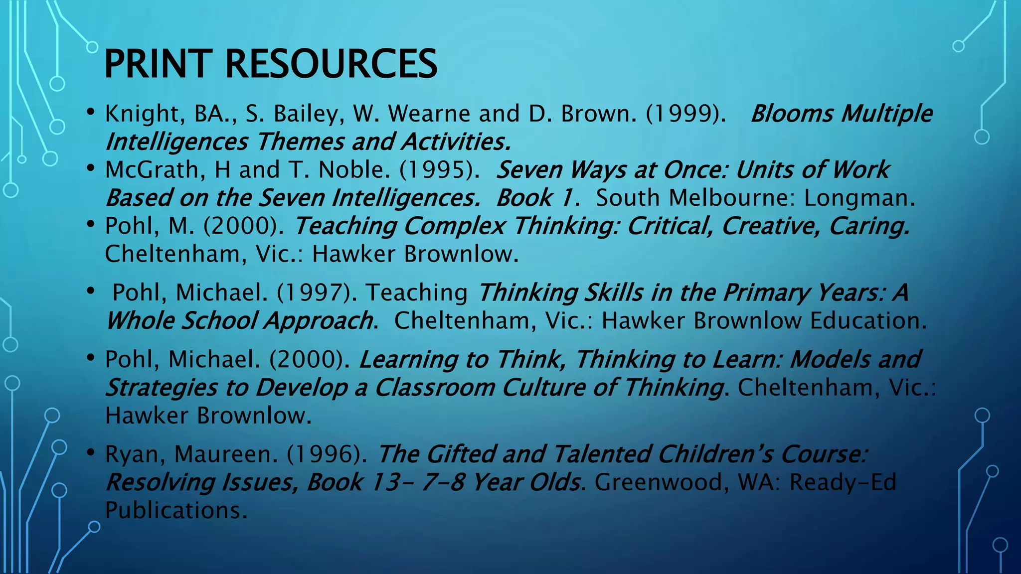 Bloom’s Taxonomy: Assessment | PPTX
