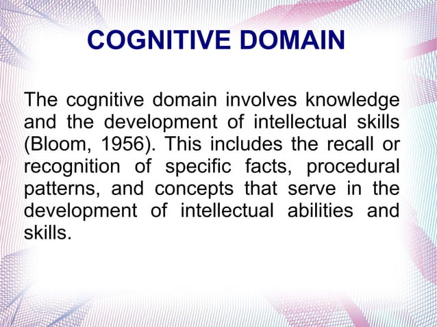 Taxonomy of objectives | ODP | Science