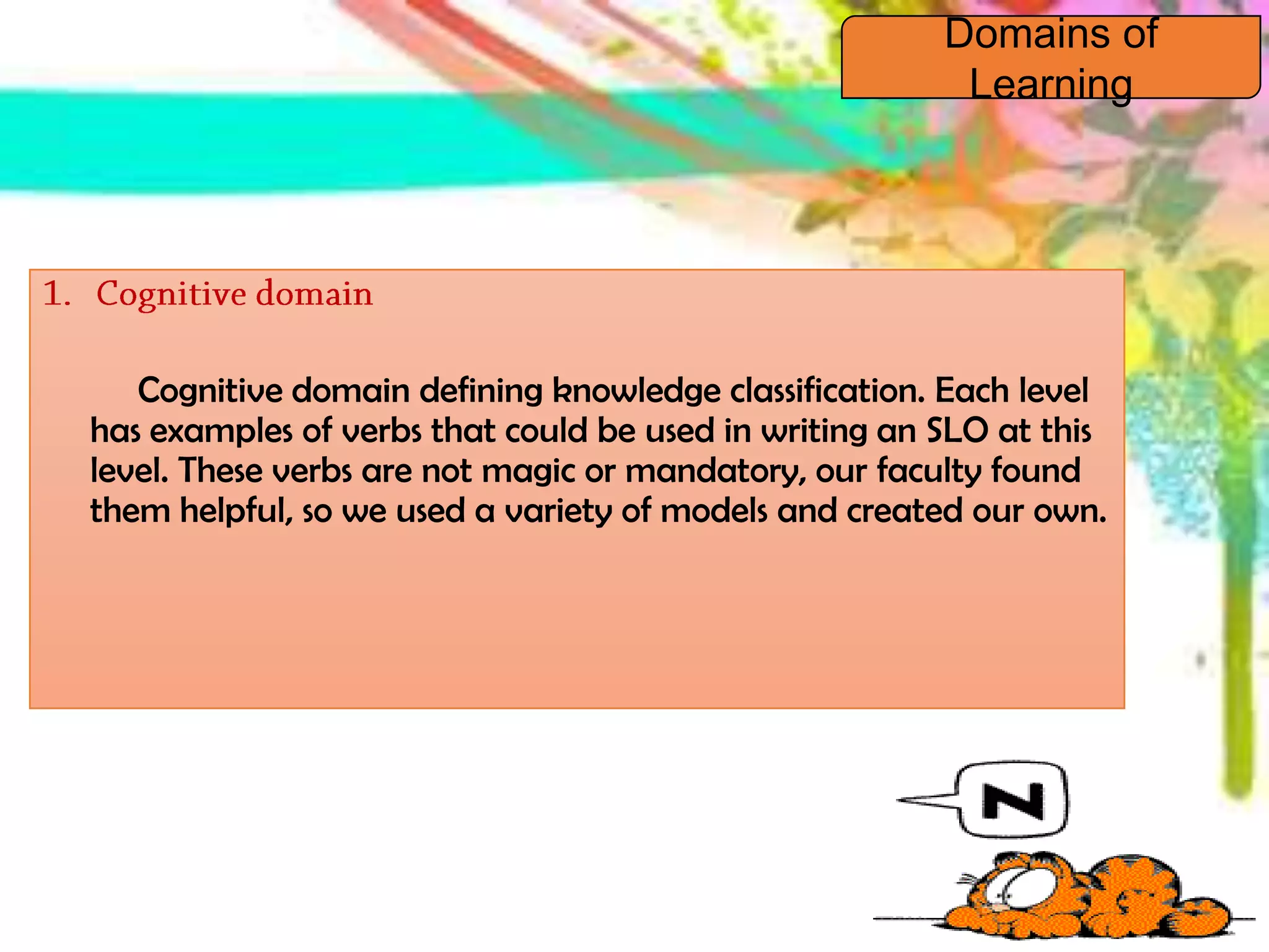 Bloom’s taxonomy, cognitive, psychomotor, and Affective | PPTX