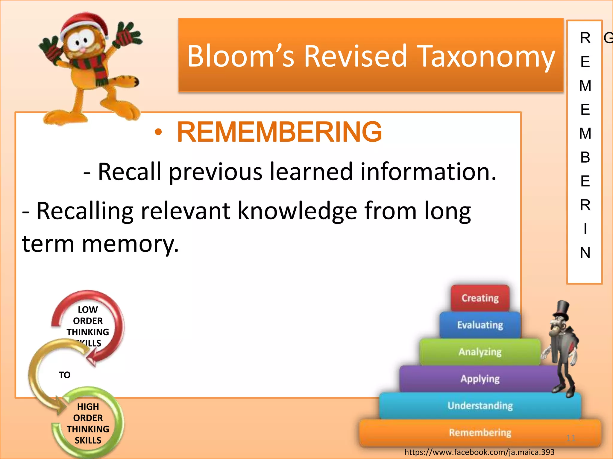 Bloom’s Taxonomy (complete) | PPTX