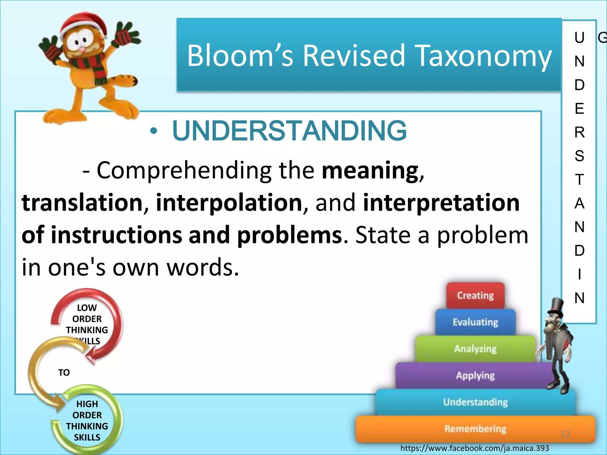 Bloom’s Taxonomy (complete) | PPTX