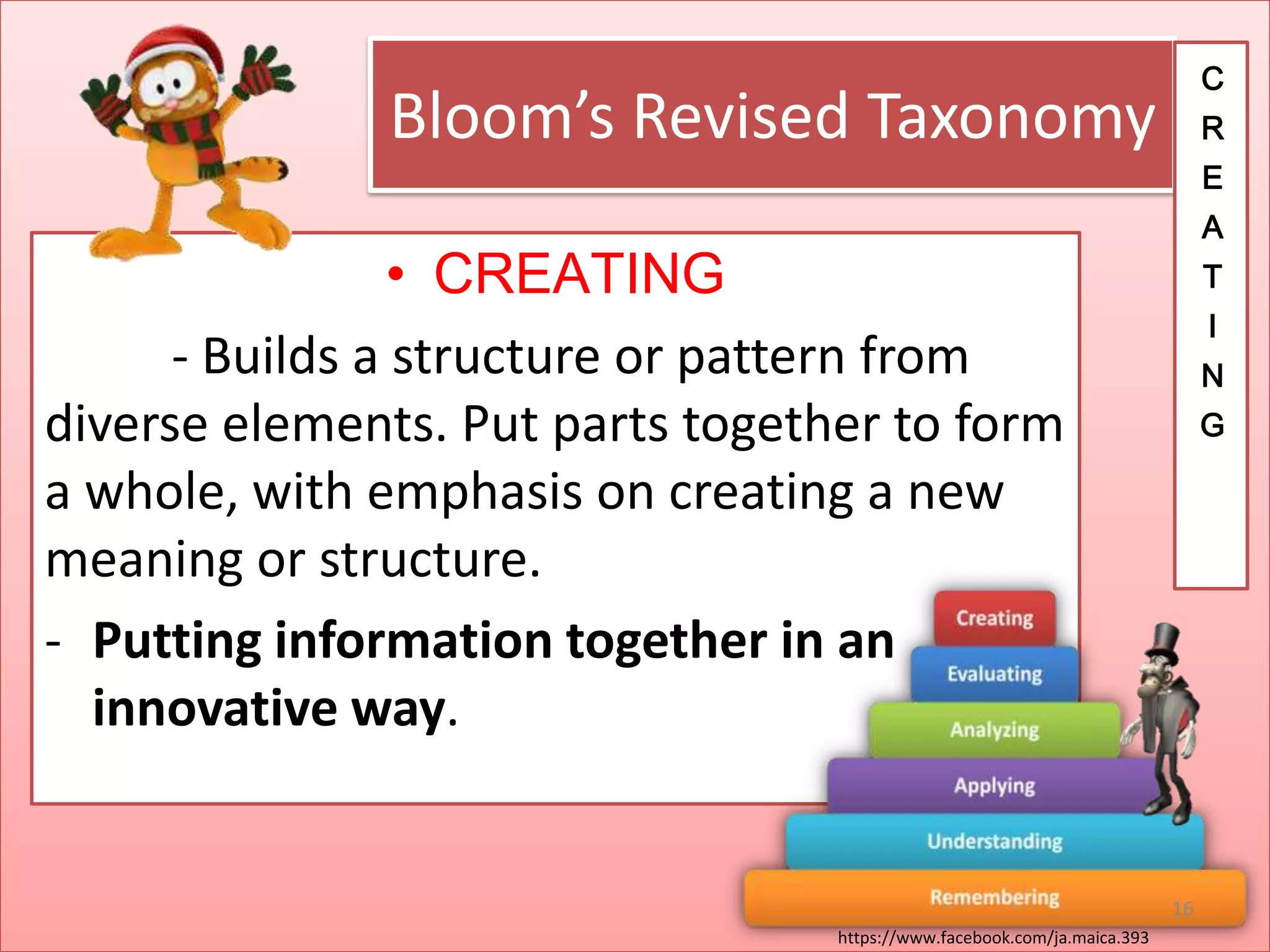 Bloom’s Taxonomy (complete) | PPTX