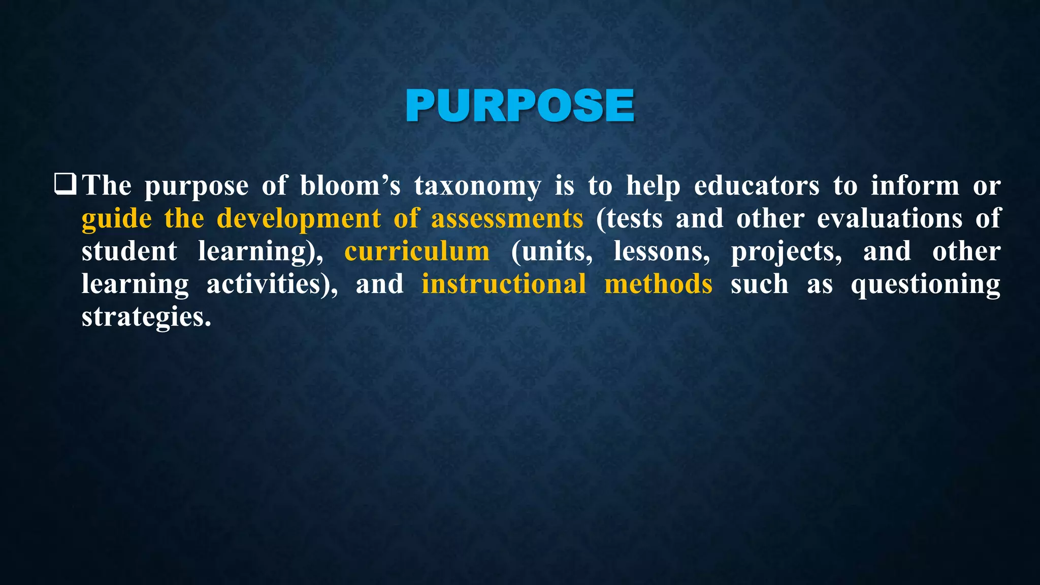 Bloom’s Taxonomy | PPTX