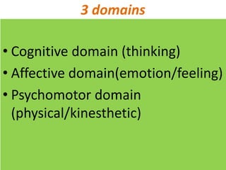 Bloom’s taxonomy of educational objectives | PPTX