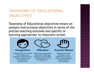 Bloom's Taxonomy of Instructional Objectives | PPT