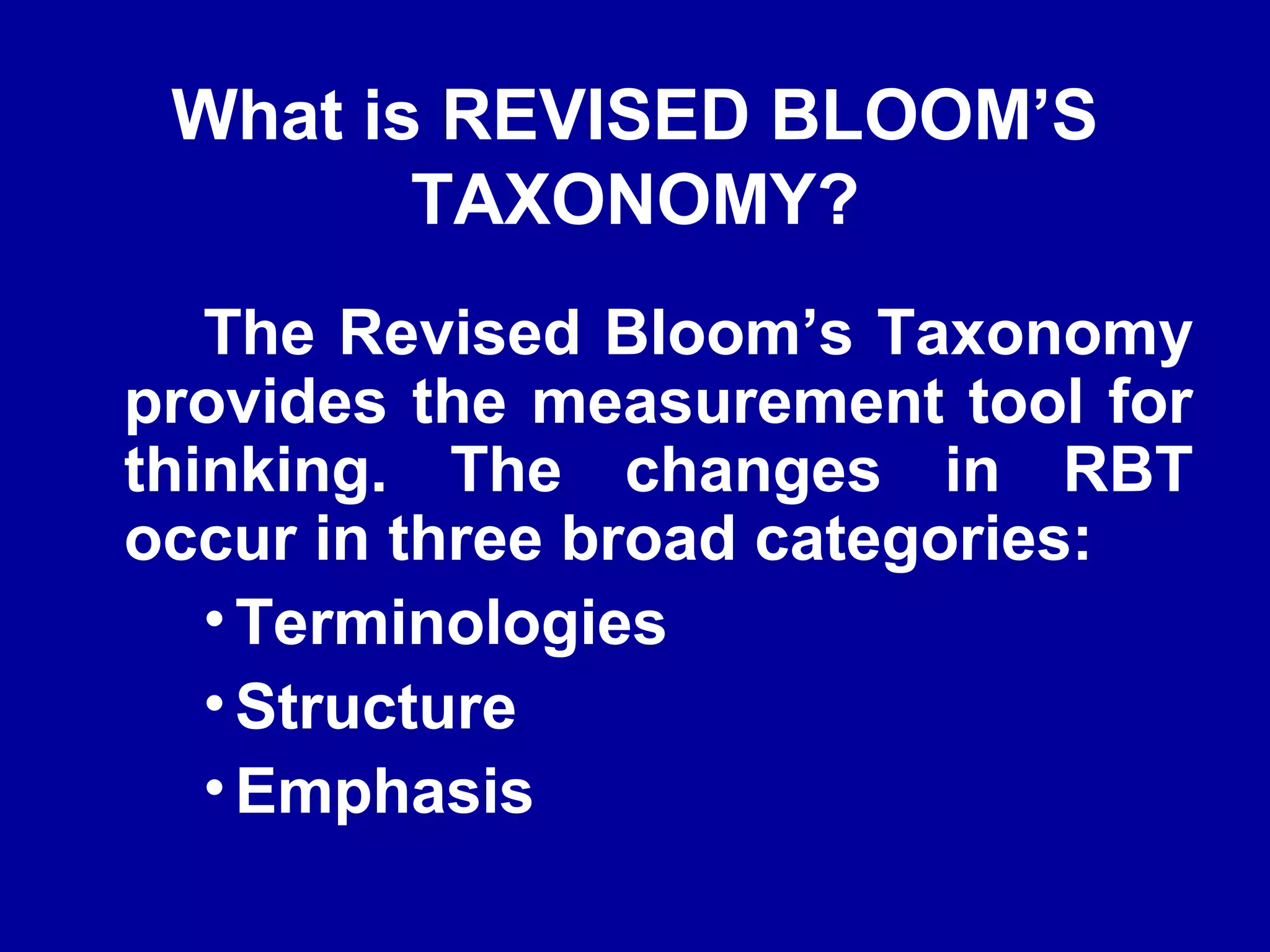 Blooms taxonomy powerpoint | PPT