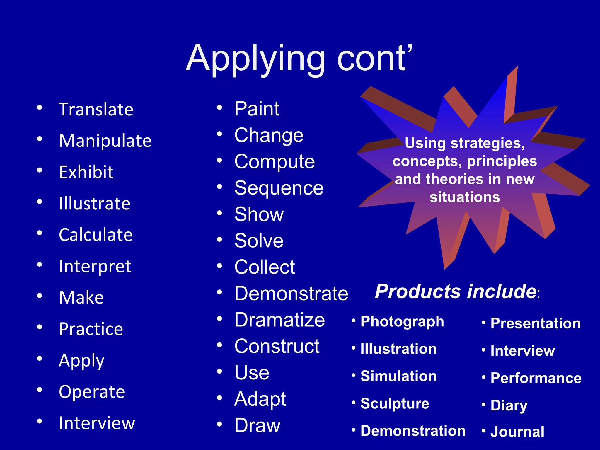 Blooms taxonomy powerpoint | PPT
