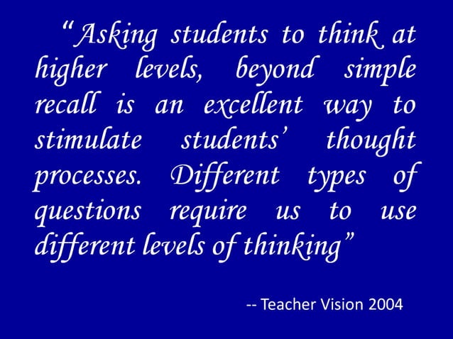 Blooms taxonomy powerpoint | PPT