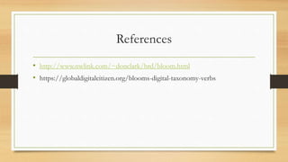 Bloom's Taxonomy PowerPoint | PPTX