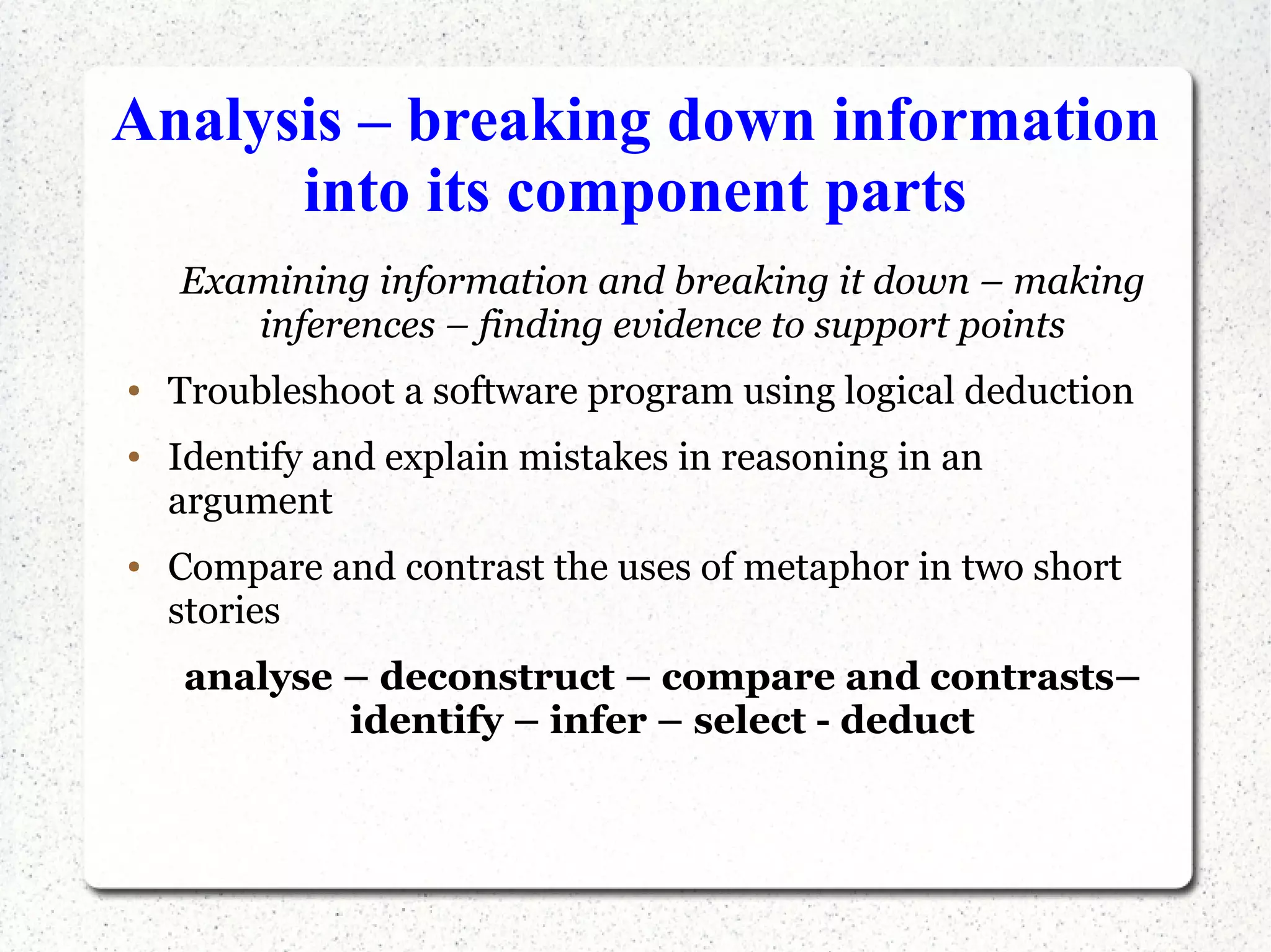 Bloom's Taxonomy | PDF