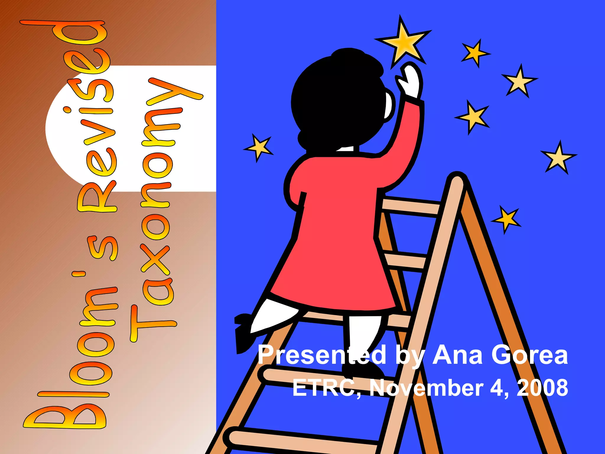 Bloom's taxonomy revised | PPT