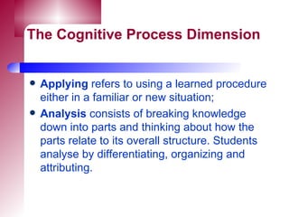 Bloom's taxonomy revised | PPT