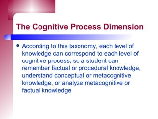 Bloom's taxonomy revised | PPT