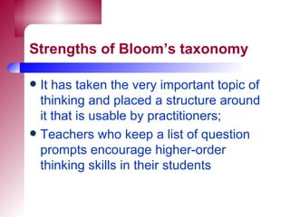 Bloom's taxonomy revised | PPT