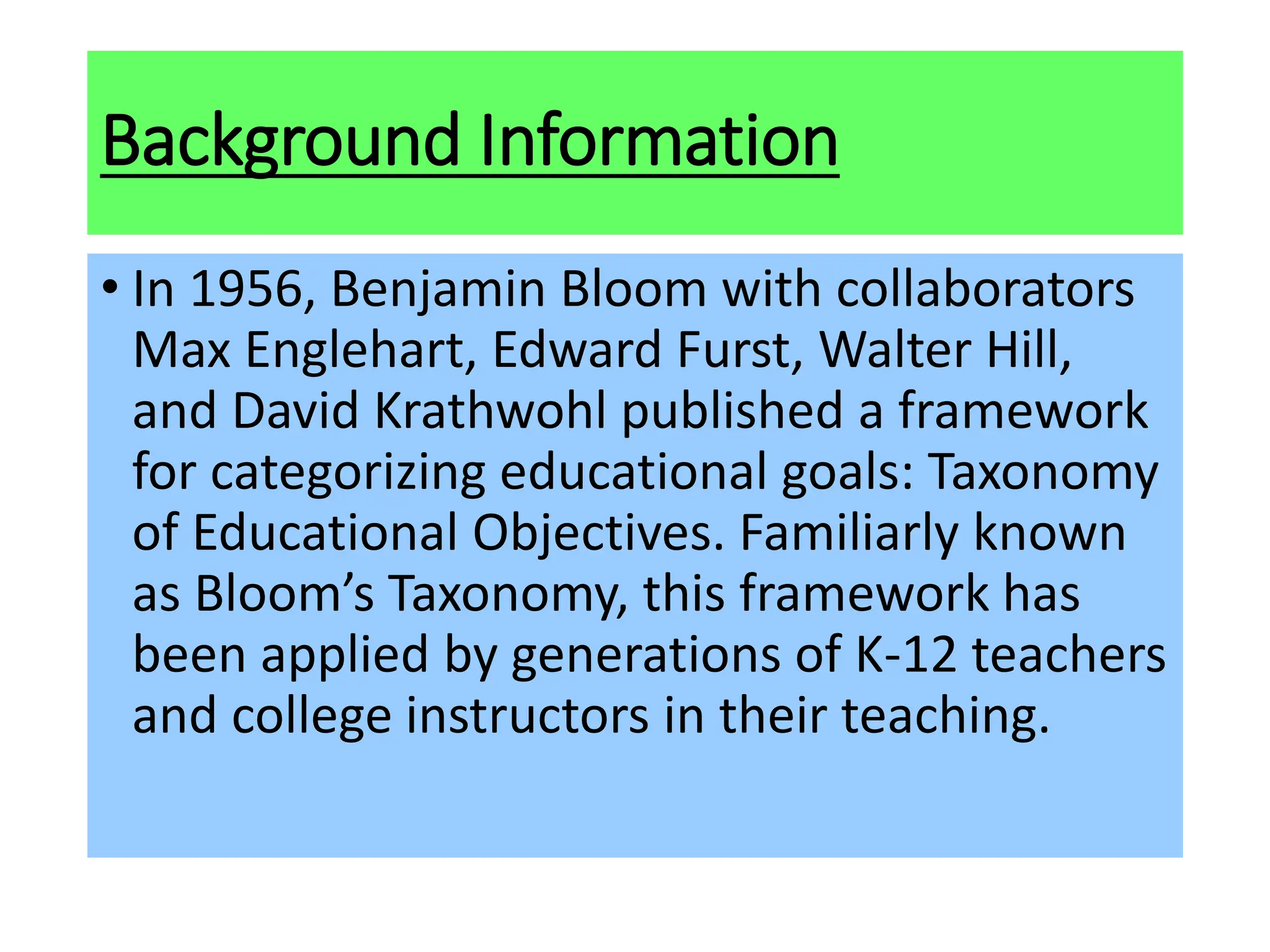 BLOOM'S TAXONOMY B.ed Bio [Saqlain Raza].pptx