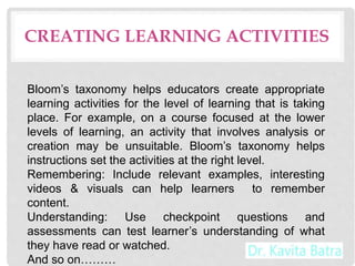 Relation between Bloom's taxonomy and Classroom Transaction | PPTX ...