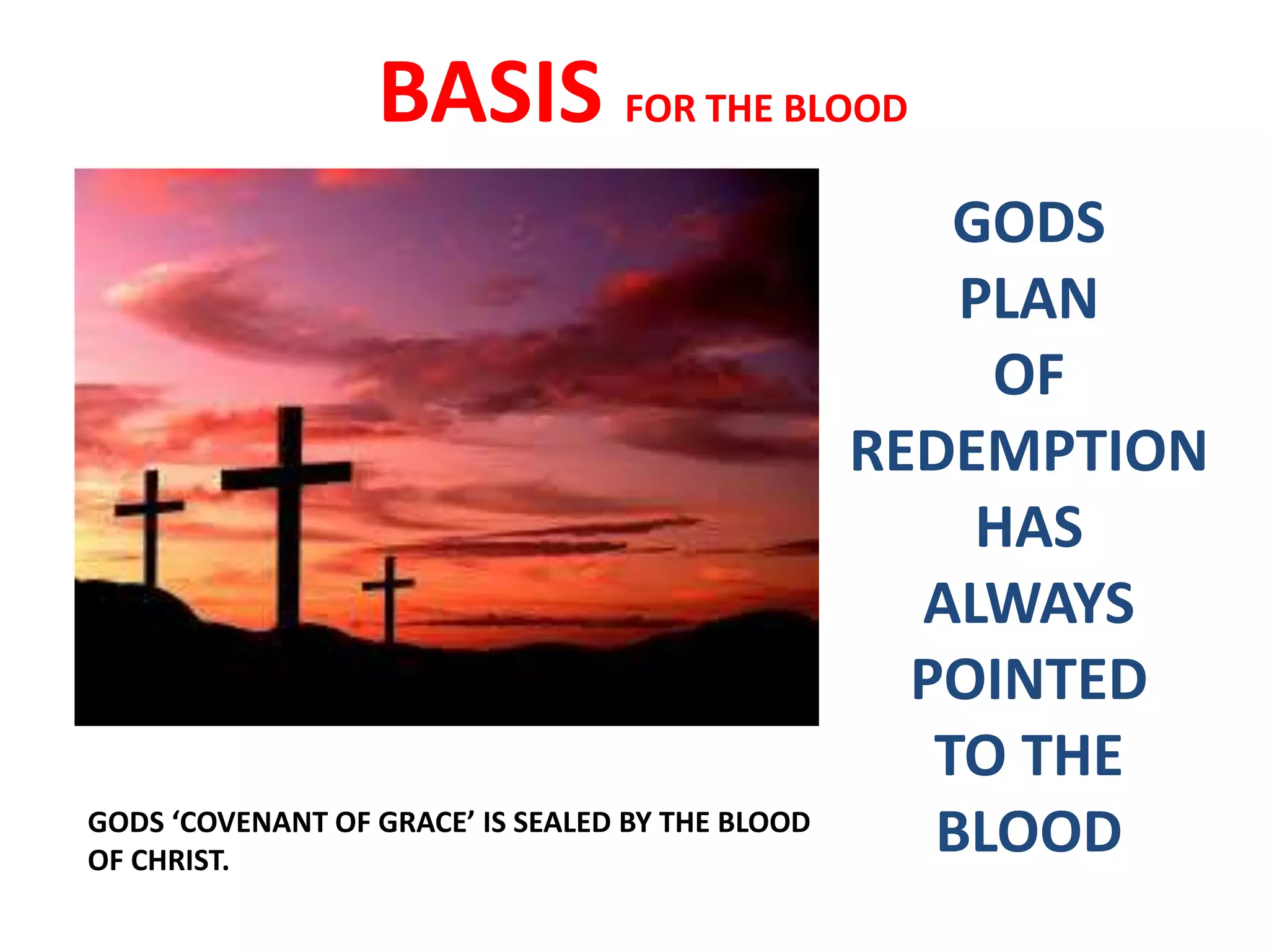 Step-by-step: The blood of Christ | PPTX
