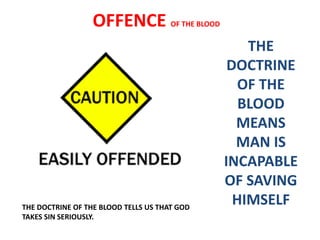 Step-by-step: The blood of Christ | PPTX