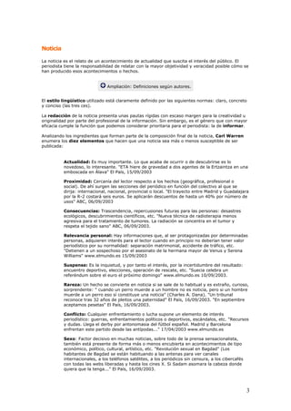 Análisis de un periódico | PDF
