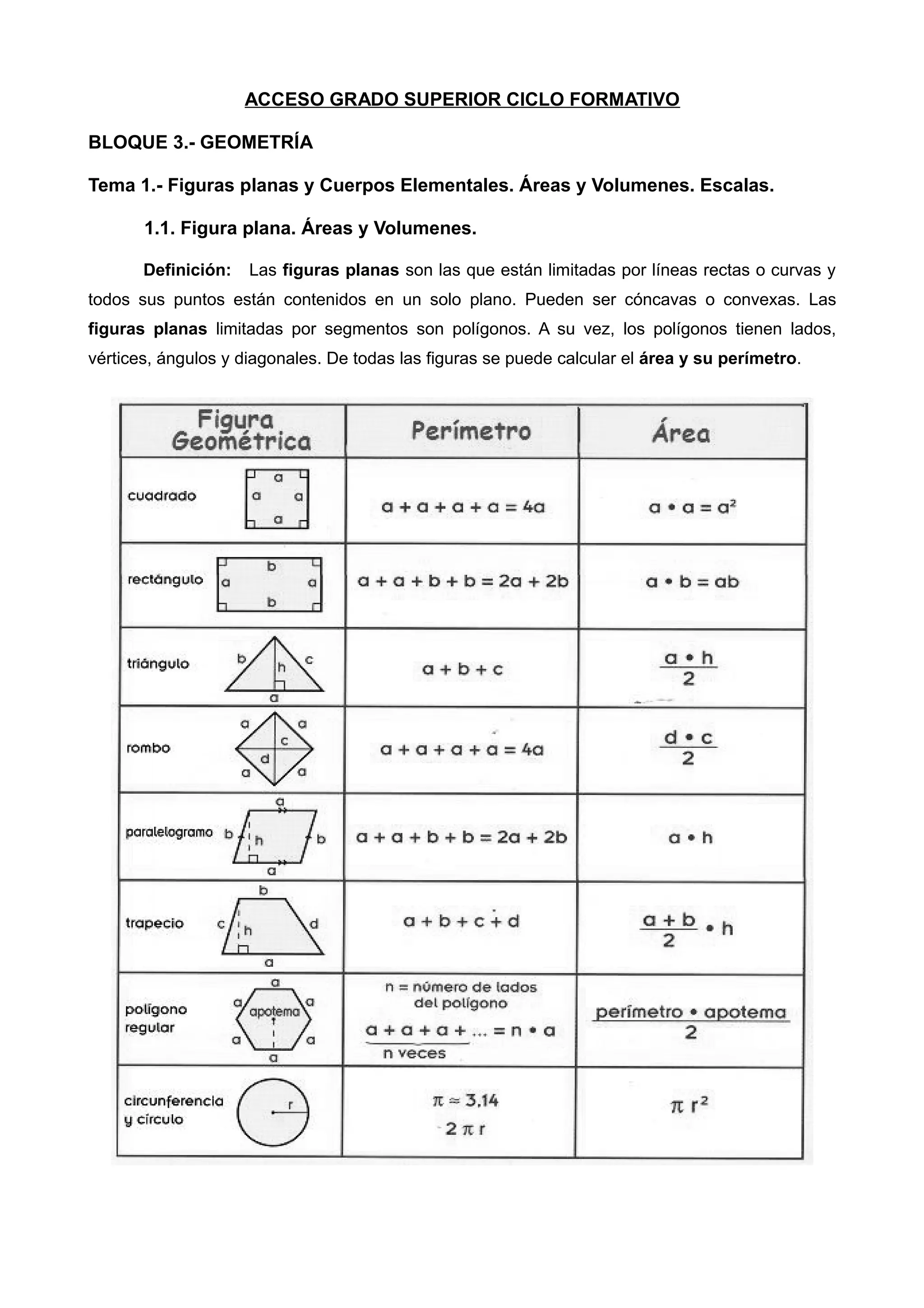 Bloque 3 t1 figuras planas | PDF