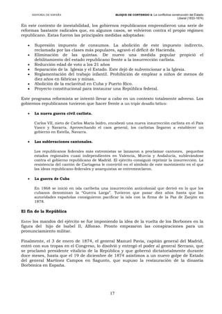 Bloque 6. la conflictiva construcción del estado liberal 1833 1868 | PDF
