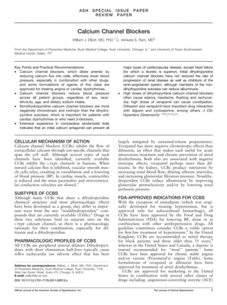 Bloqueadores de canal de cálcio | PDF