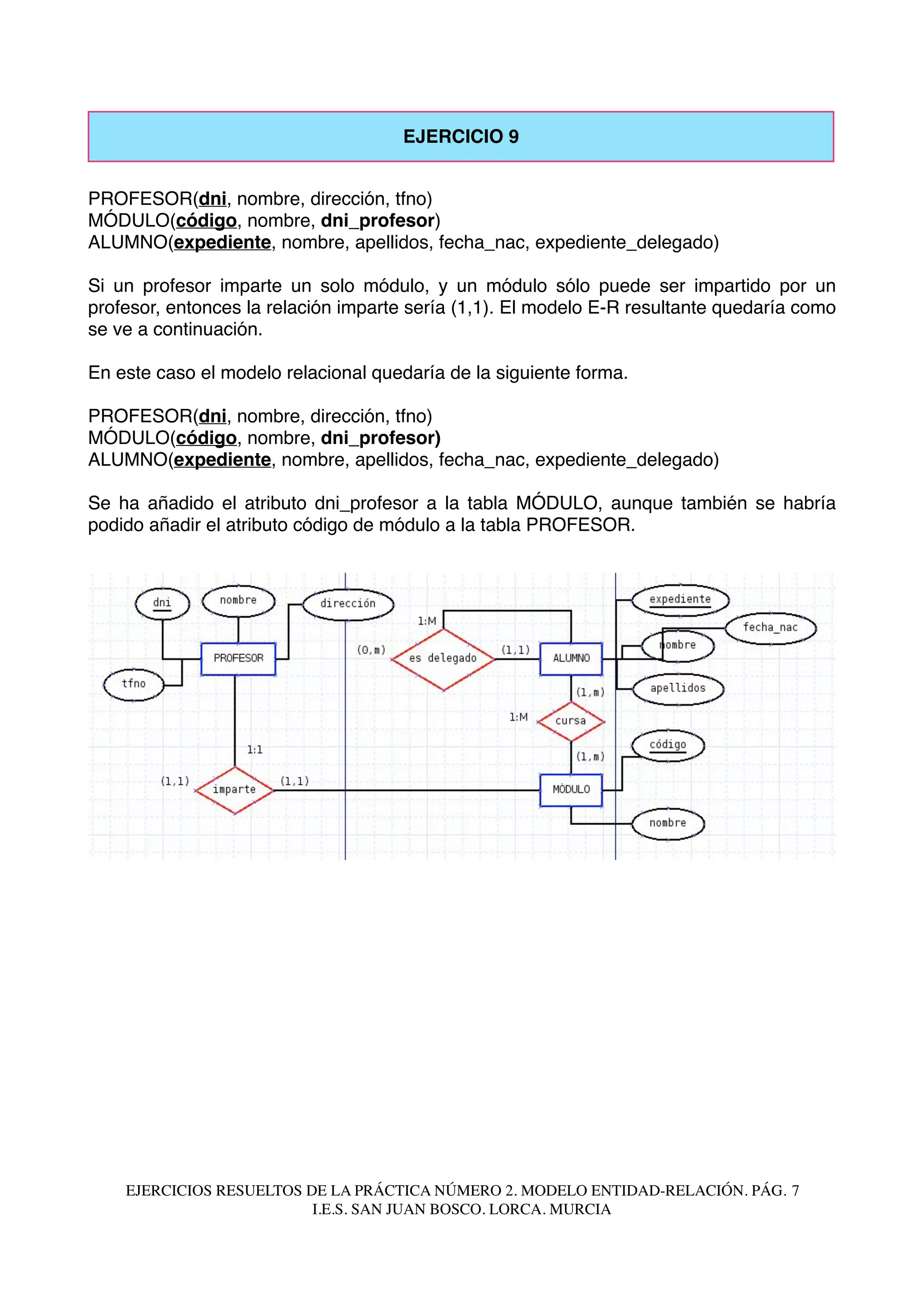 22 ejercicios base de datos | PDF