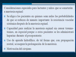 Bloqueo peneano y espinal en pediatria | PPT
