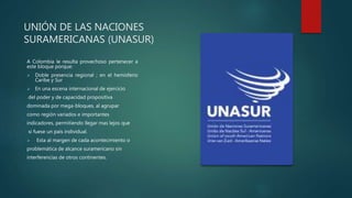 Bloques locales a los que pertenece colombia | PPTX