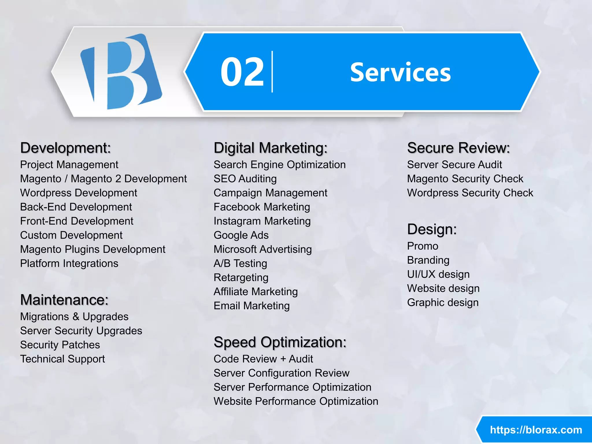 BLORAX — EFFECTIVE DIGITAL MARKETING AND DEVELOPMENT | PPT