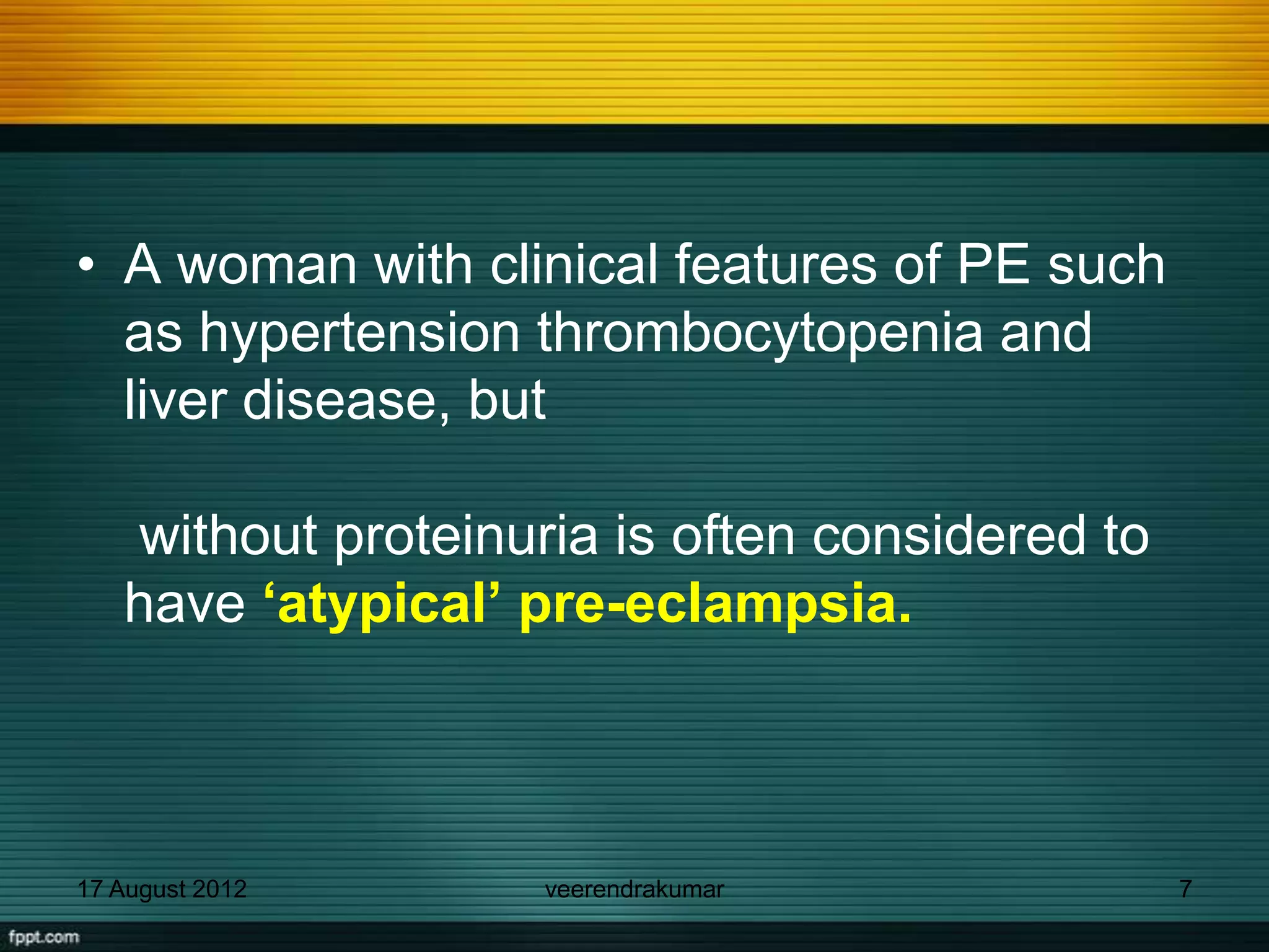 postpartum management of preeclampsia | PPTX