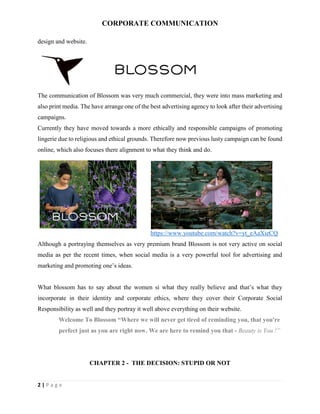 Blossom Innerwear Website