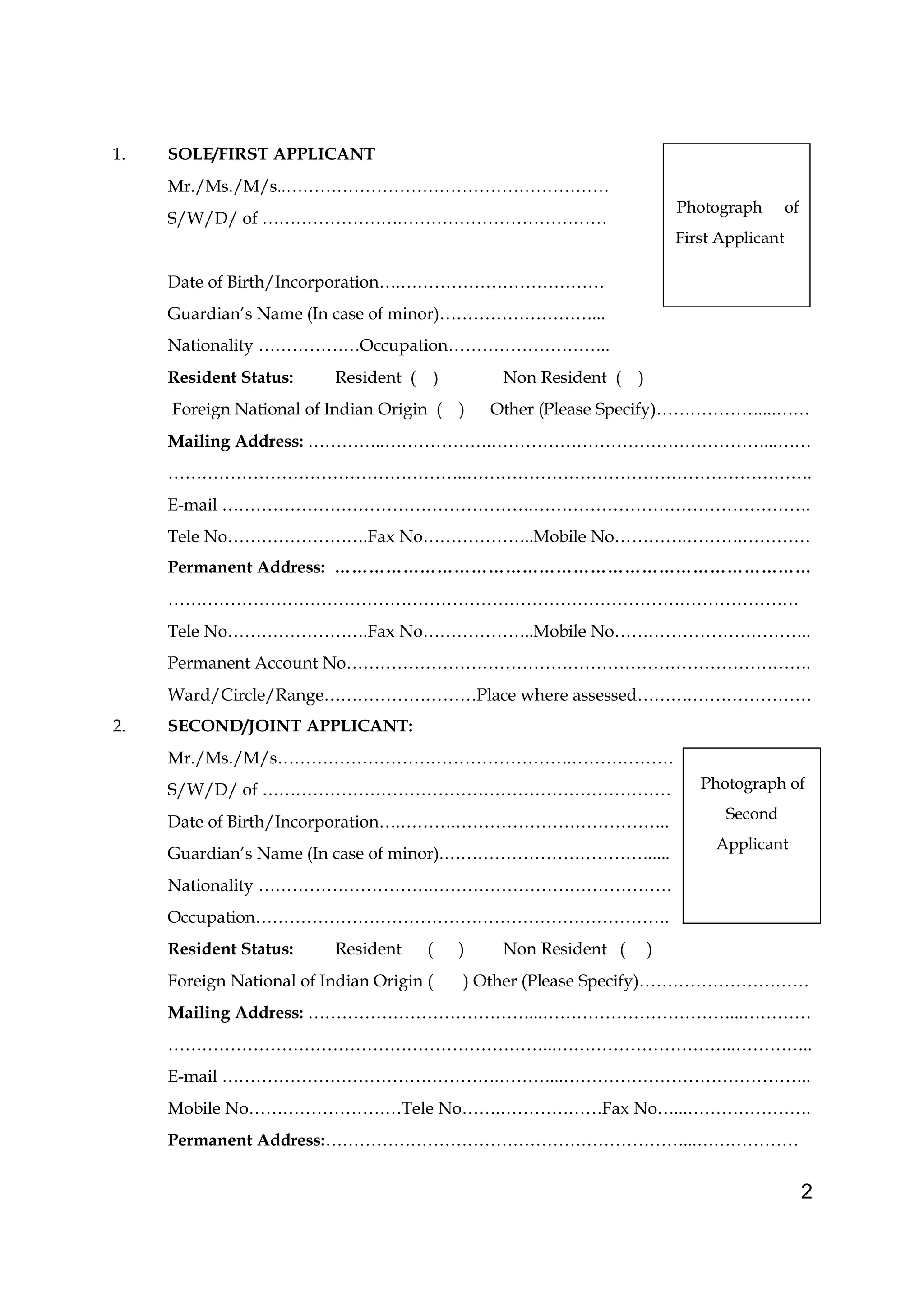 Blossom zest application_form | PDF