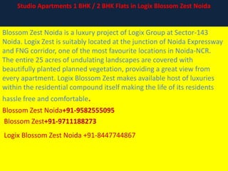 Blossom zest noida | PPT