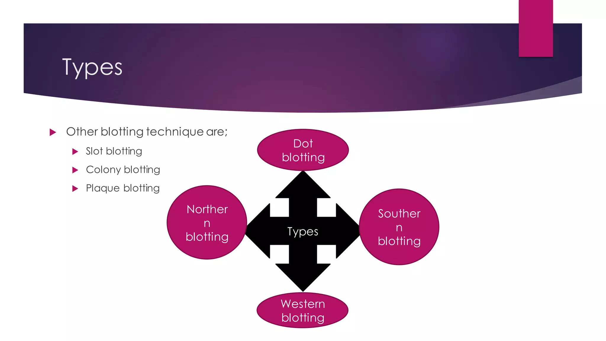 Blotting and its type | PDF