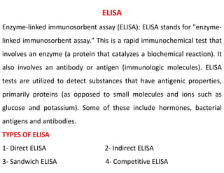 Blotting & Elisa Techniques Bio-Technology | PDF