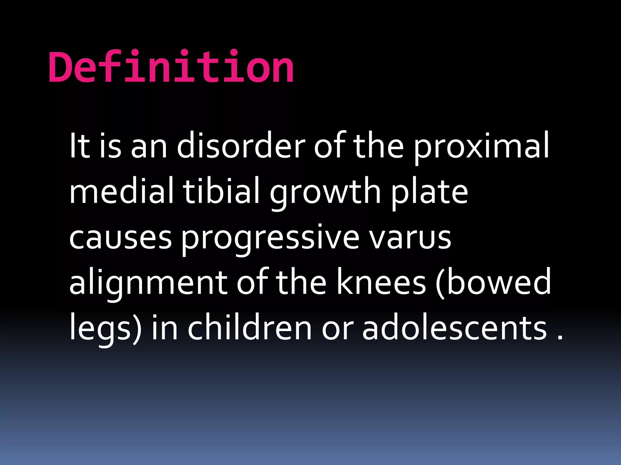 Blounts disease | PPTX