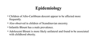Blount’s Disease.pptxsznjssbbshshshsjsjsjs | PPTX