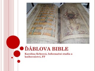 Ďáblova bible | PPT