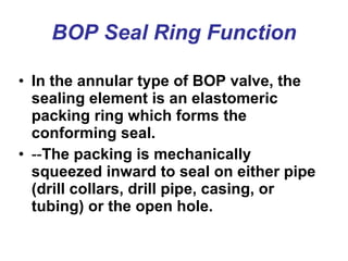 Blow out preventer (bop) | PPT