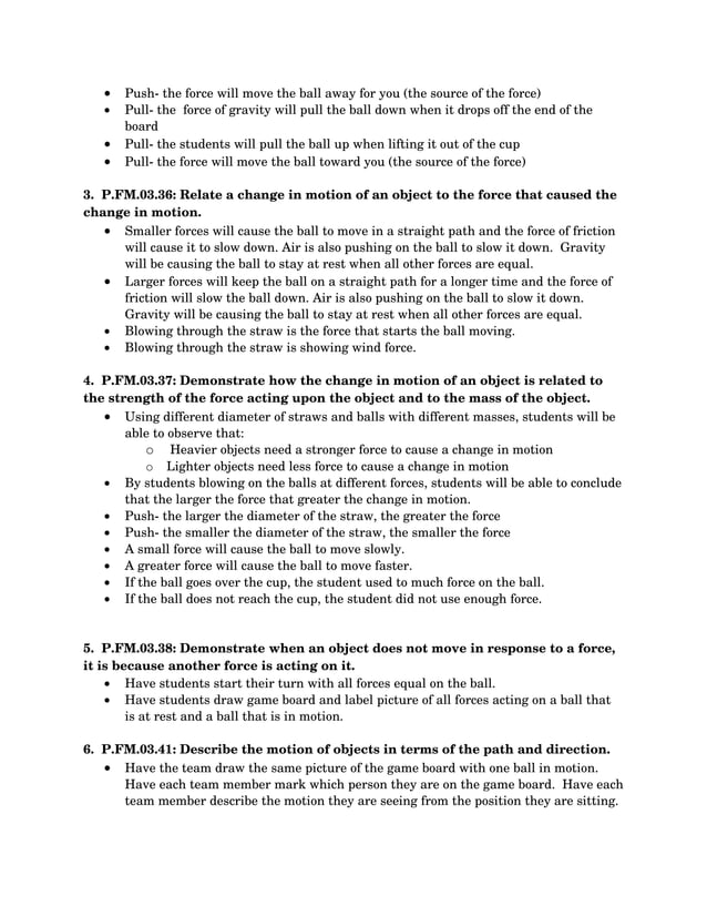 Blow Ball Direction, Rules, And Lessons | DOC