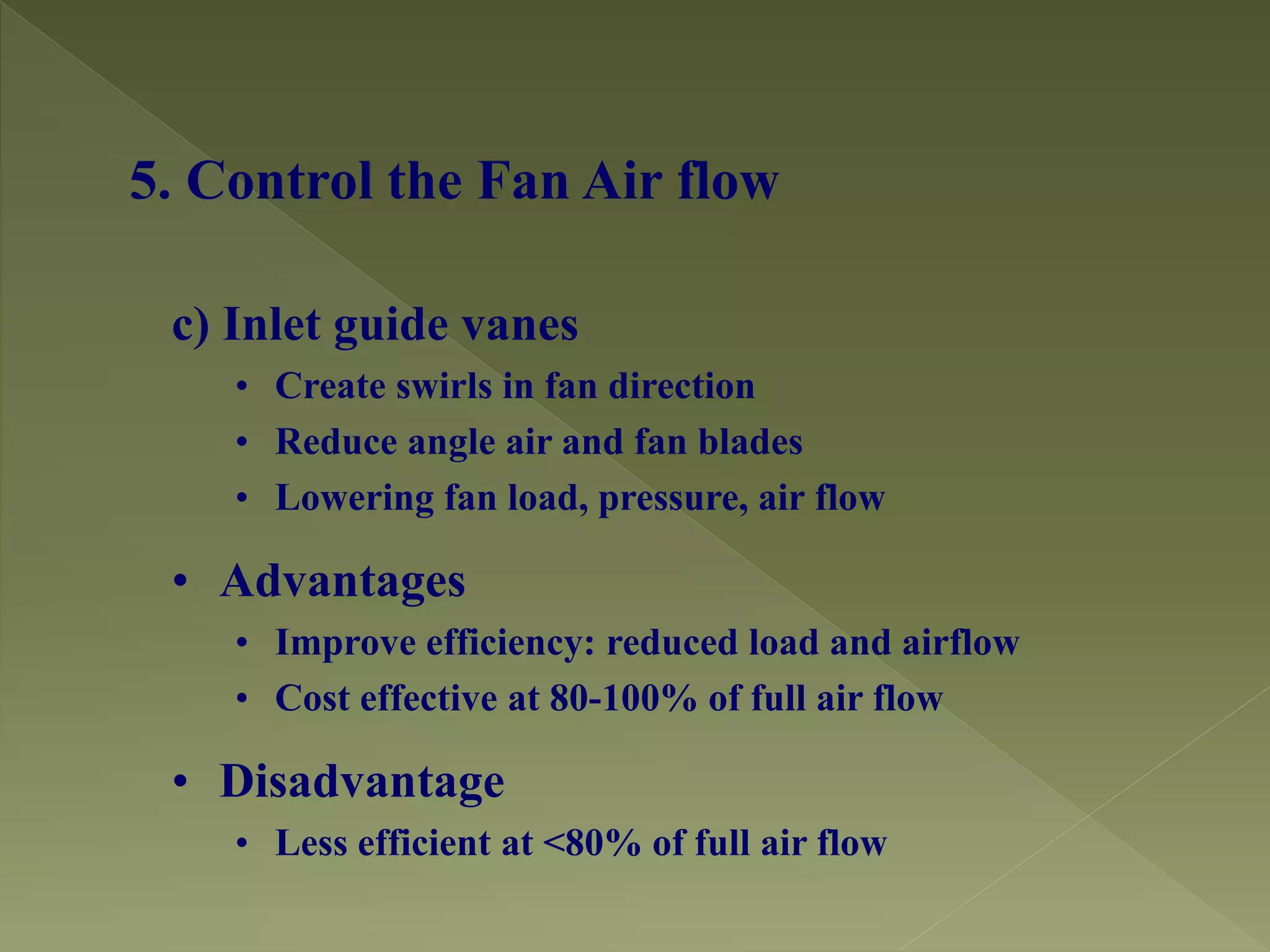 Blowers and fans Analysis | PPTX