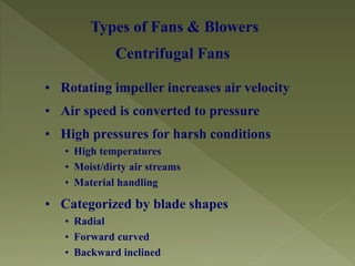 Blowers and fans Analysis | PPTX