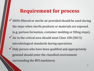 Blow fill seal technology | PDF