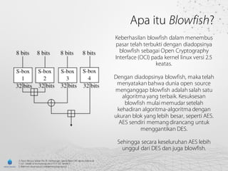 Blowfish Encryption Presentation | PDF